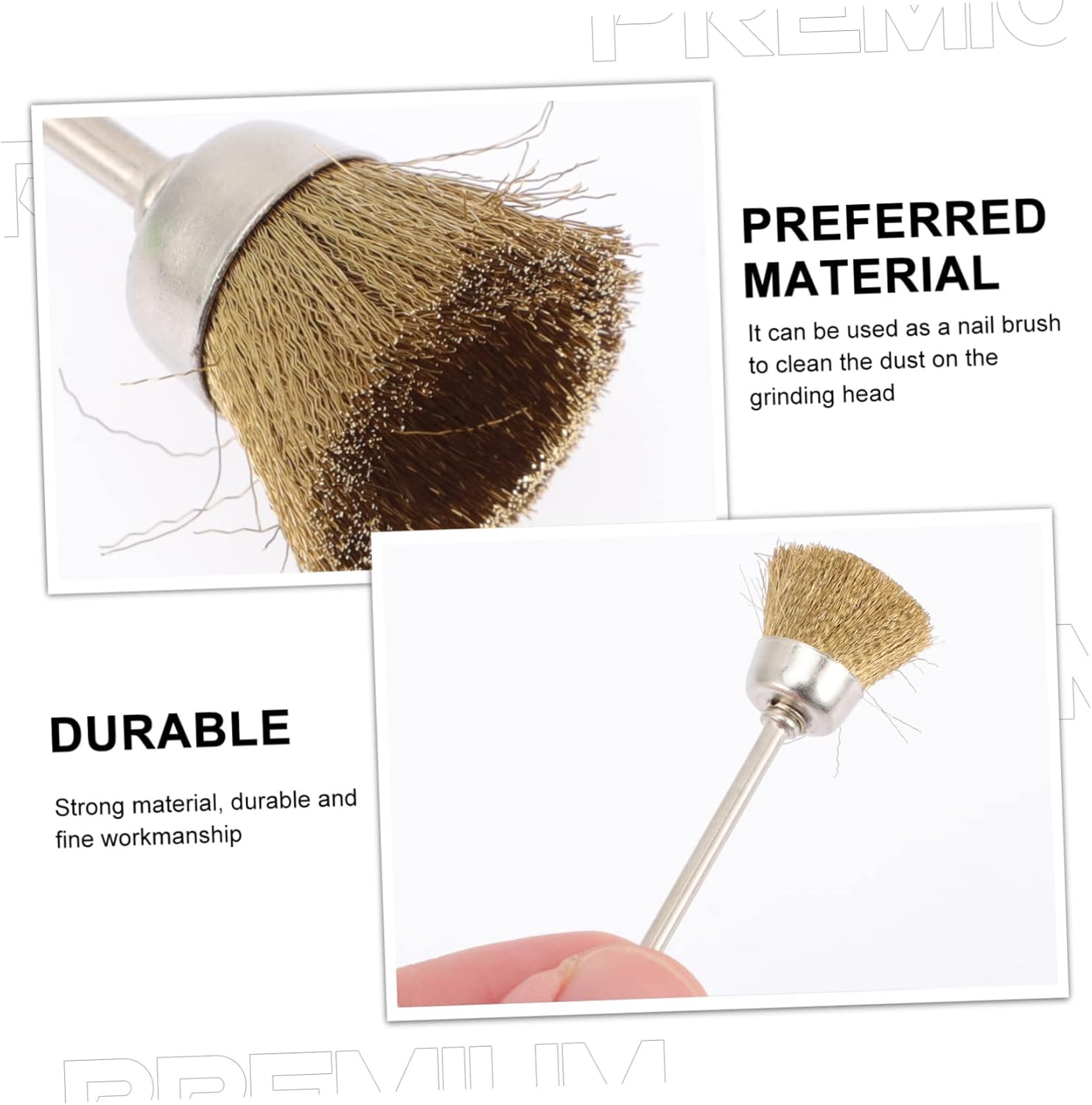 Drill Bit - Cleaning Cooper Wire Brush for Nail Drill Machine – Pixie Nail