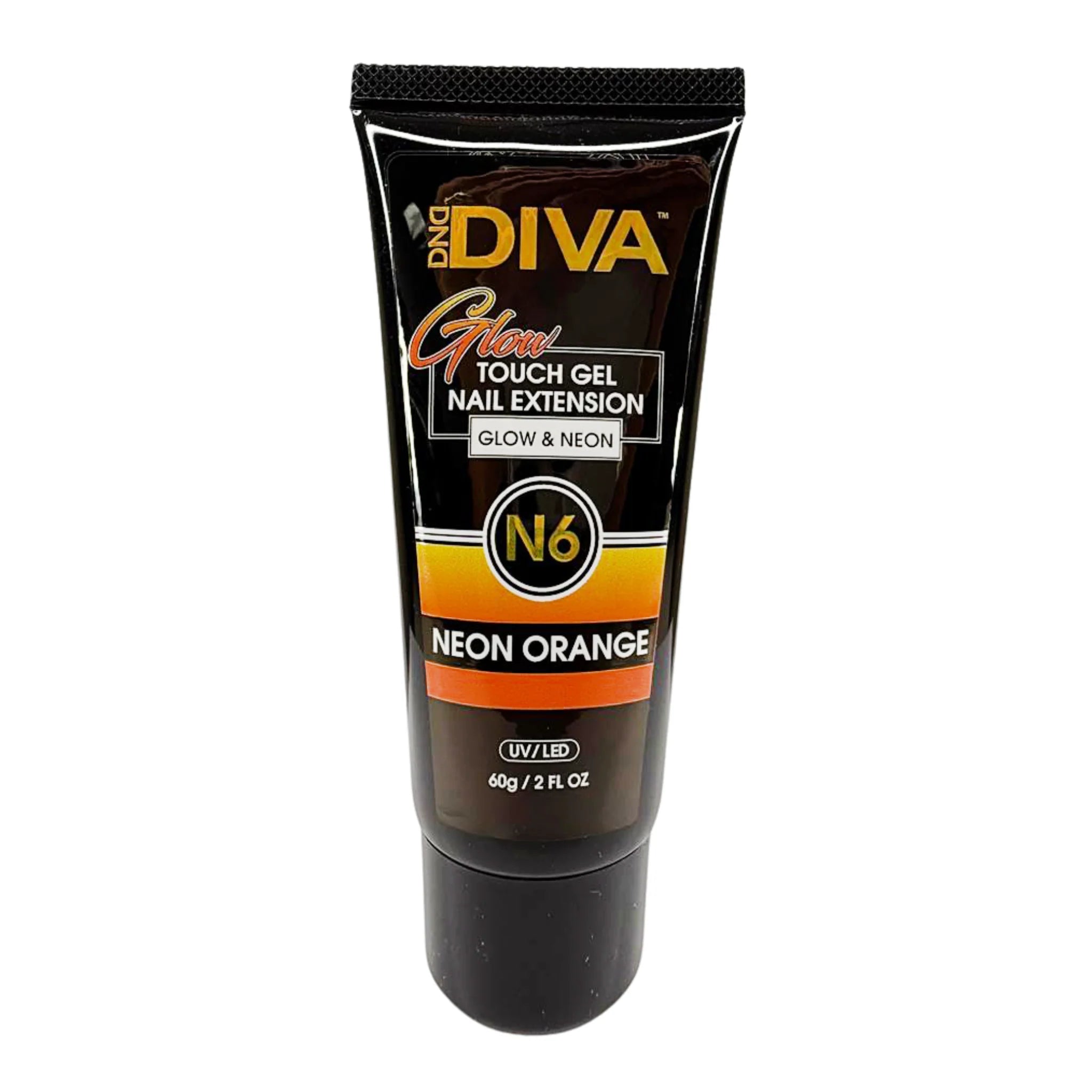 DND Diva Glow Touch Gel - N06 Neon Orange – Pixie Nail