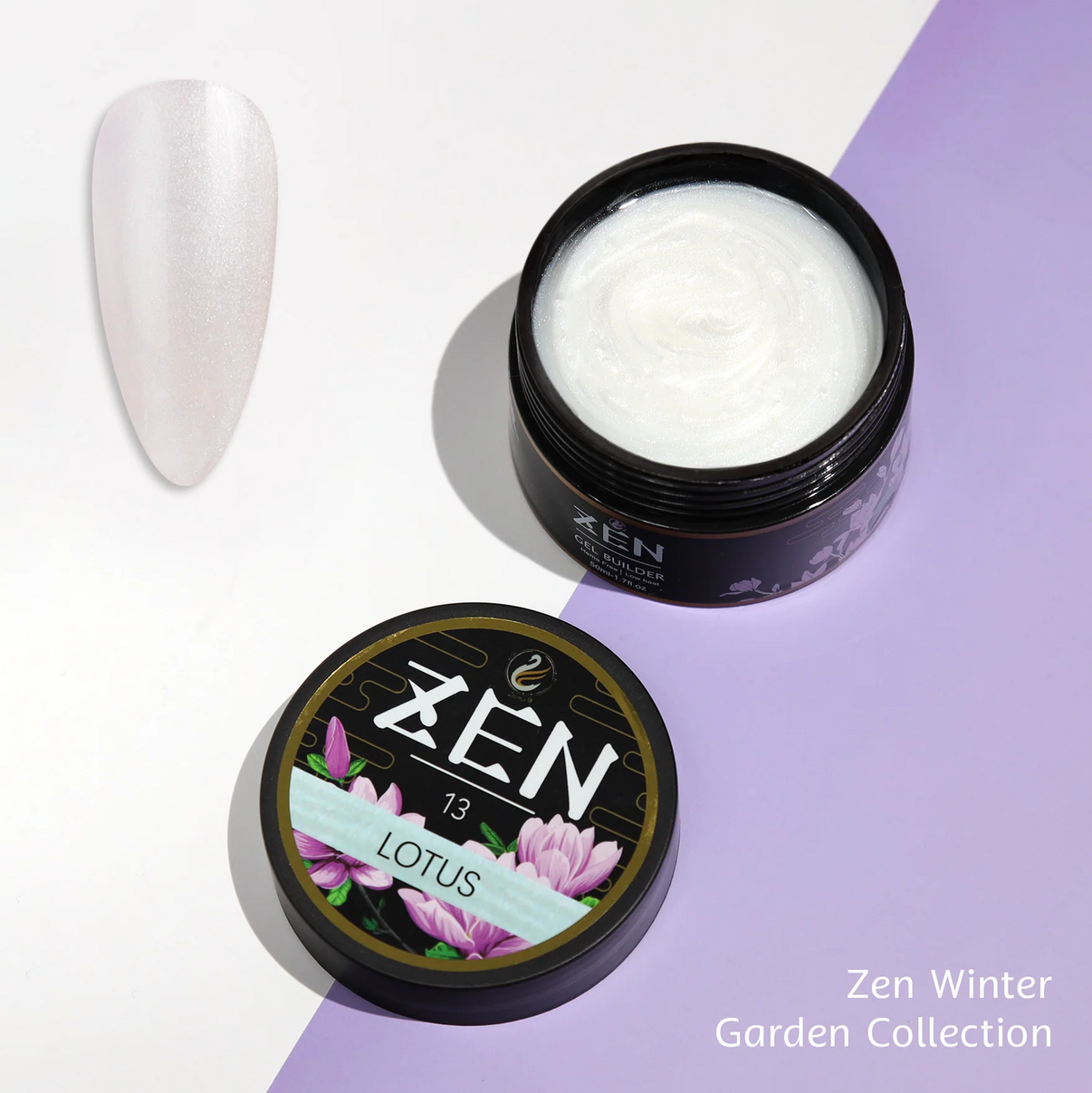 KaZEN| Builder Hard Gel -#13 Lotus - Winter Garden Collection - 50ml – Pixie Nail